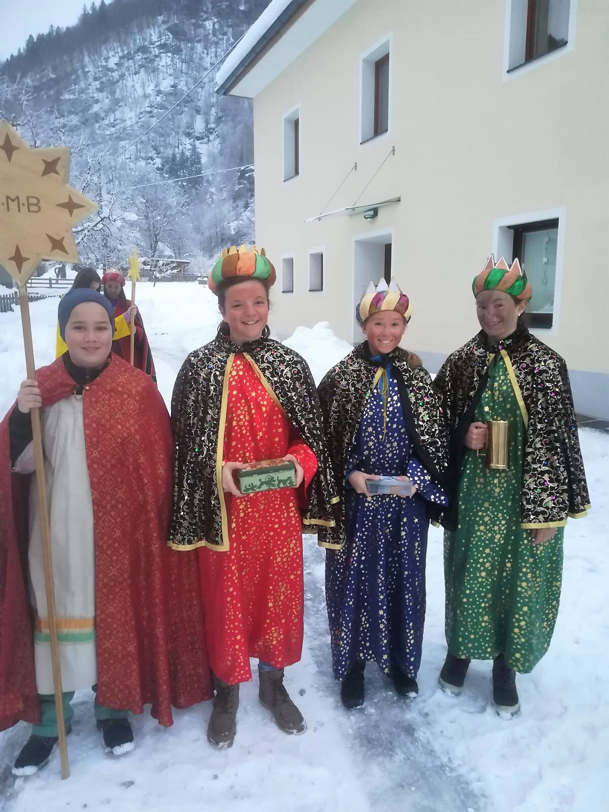 Die Sternsinger waren unterwegs