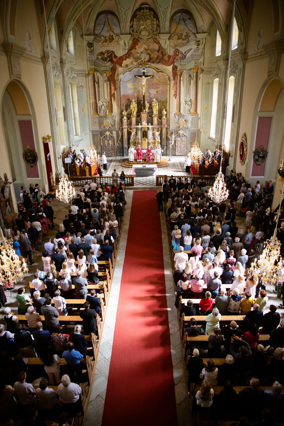 Firmung in der Basilika