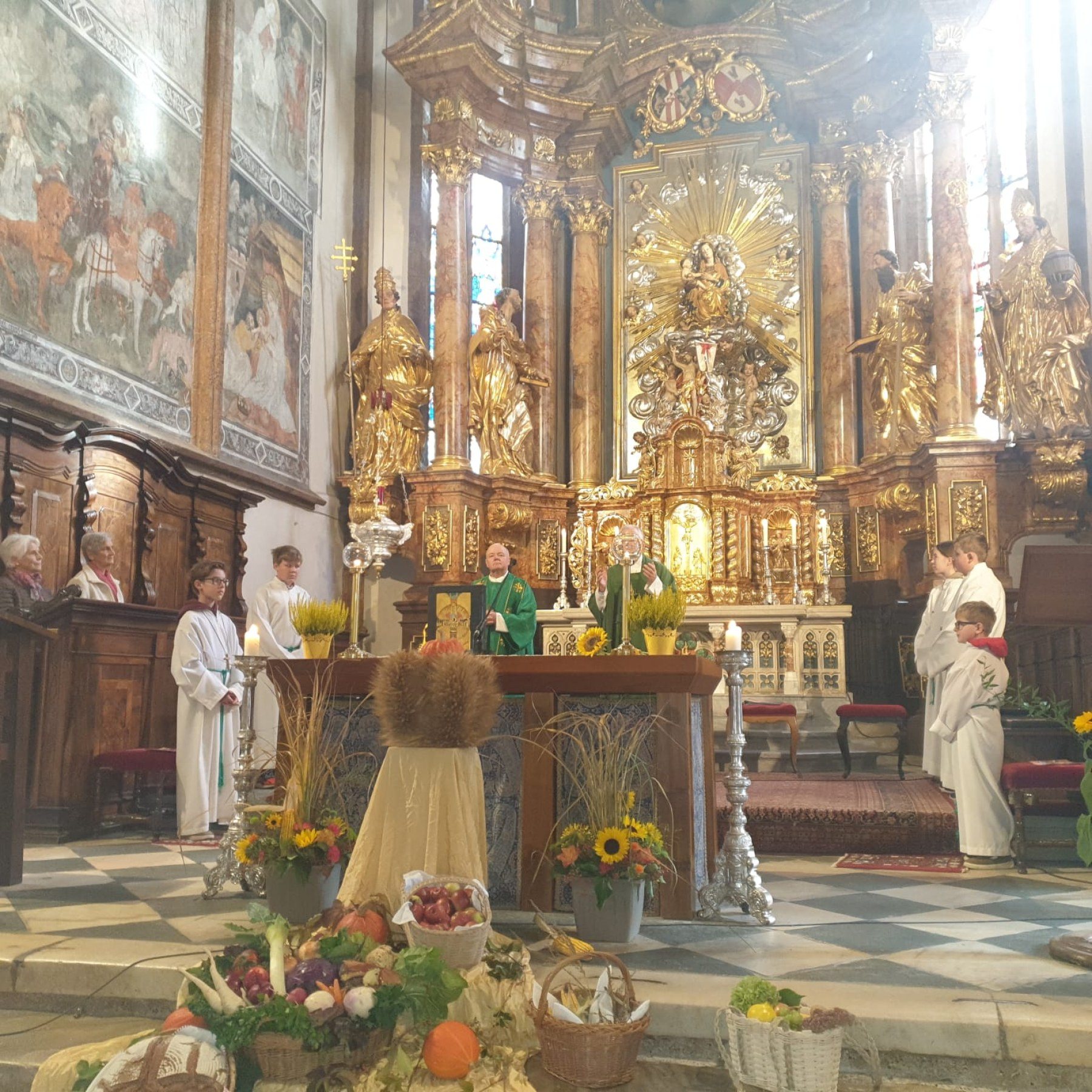 Erntedank in der Pfarre Maria Saal