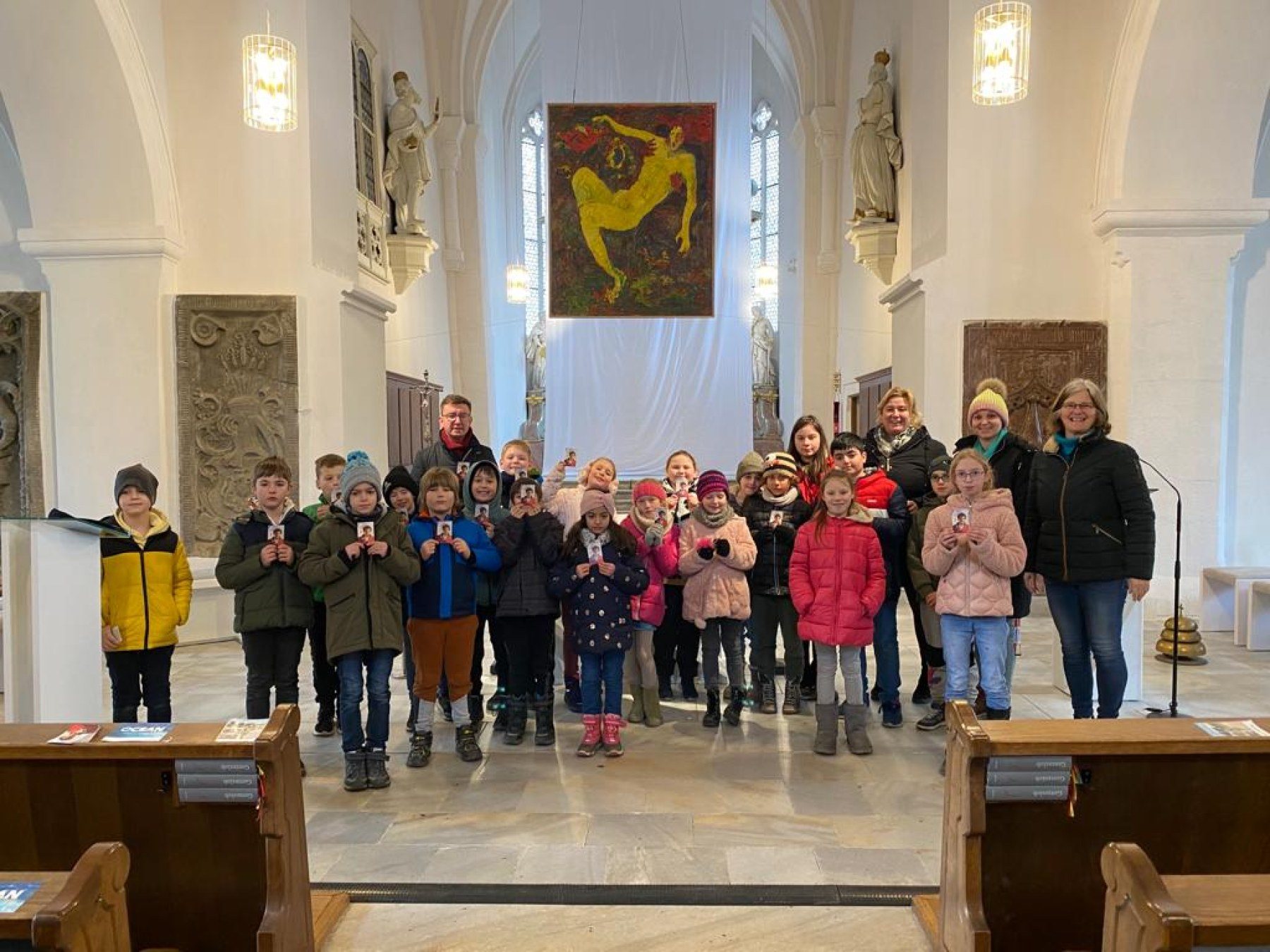 Klasse 3b der Volksschule Wolfsberg besuchte Markuskirche