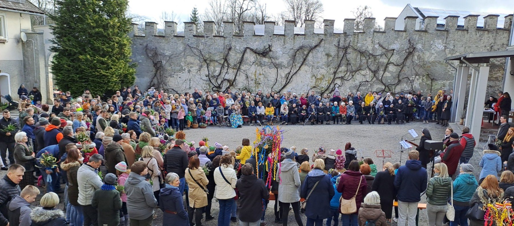 Palmweihe im Kloster Wernberg