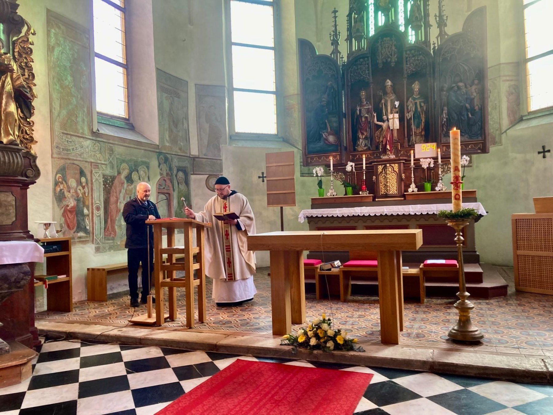 Segnung Altar und Ambo