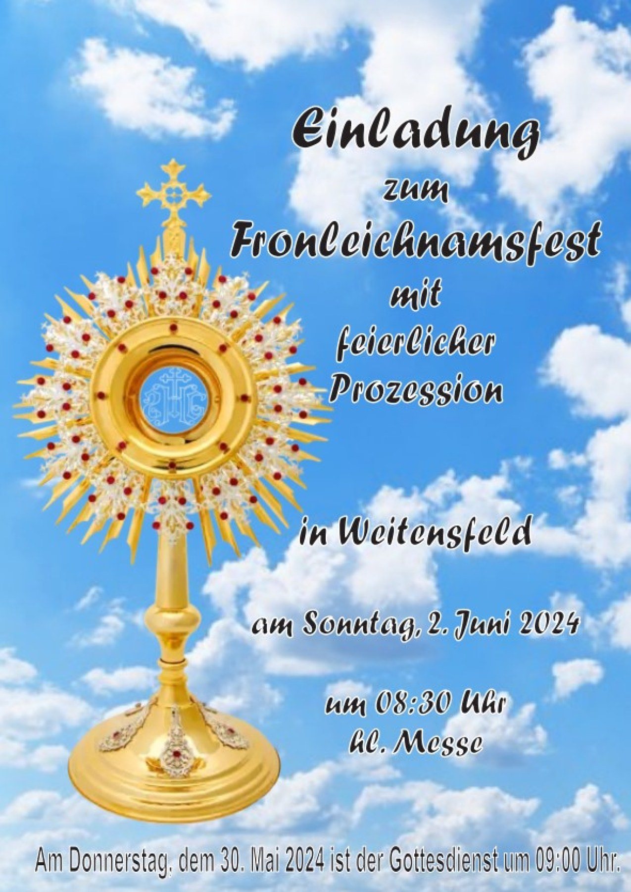 Fronleichnam 2024 in Weitensfeld