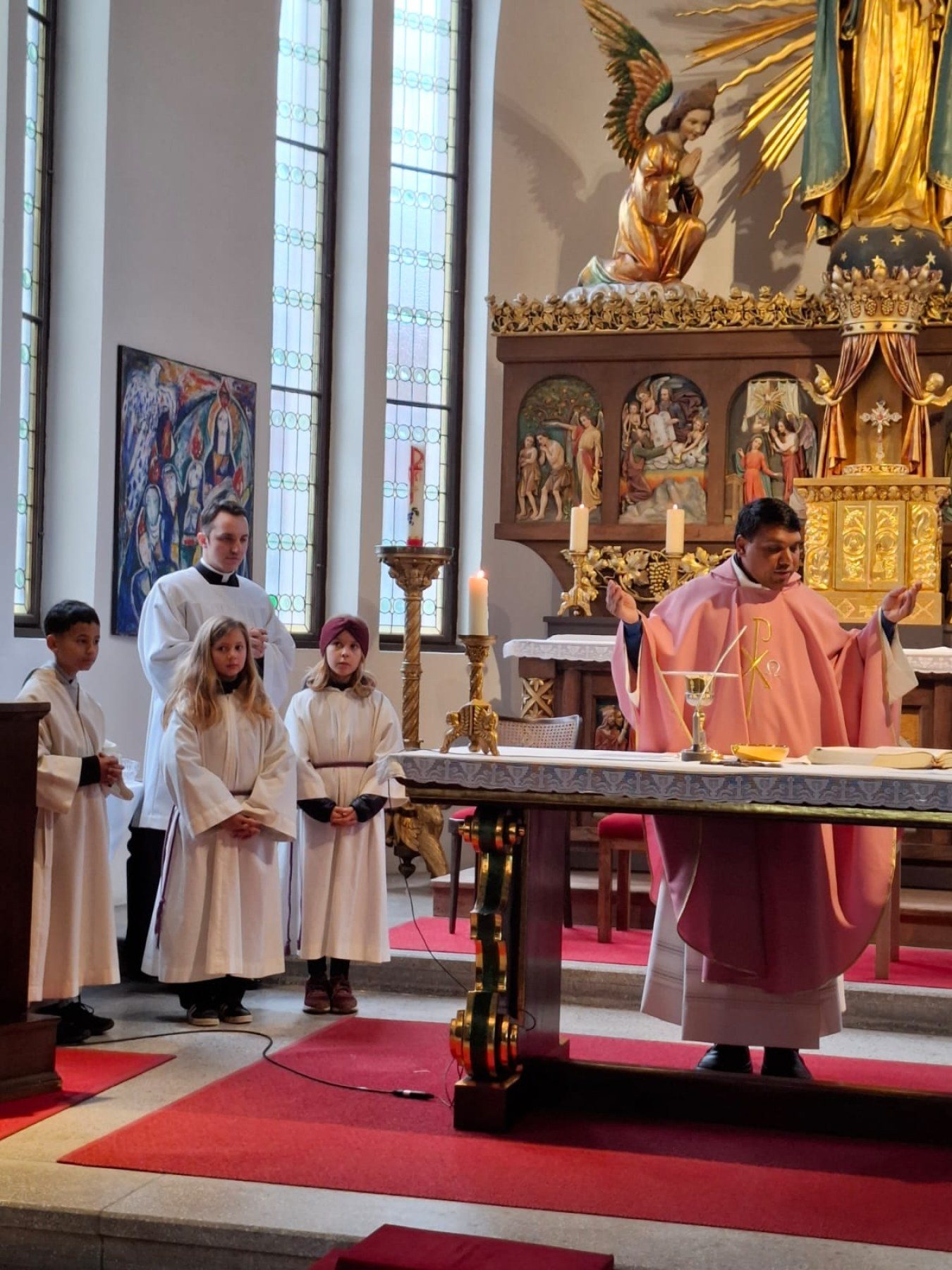 Abschiedsmesse mit Kaplan Thomas Sagili