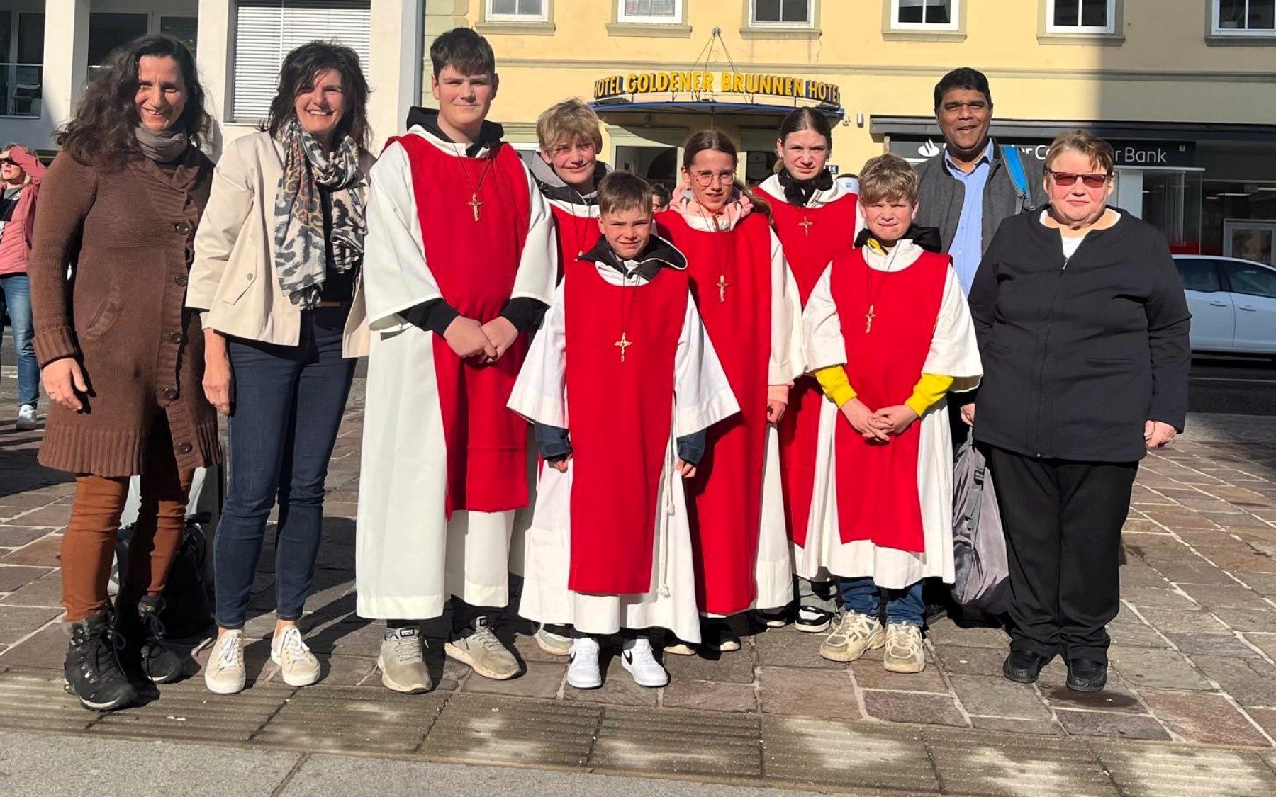 Mini-Wallfahrt der Ministrantinnen und Ministranten aus Kirchbach zur Chrisam-Messe