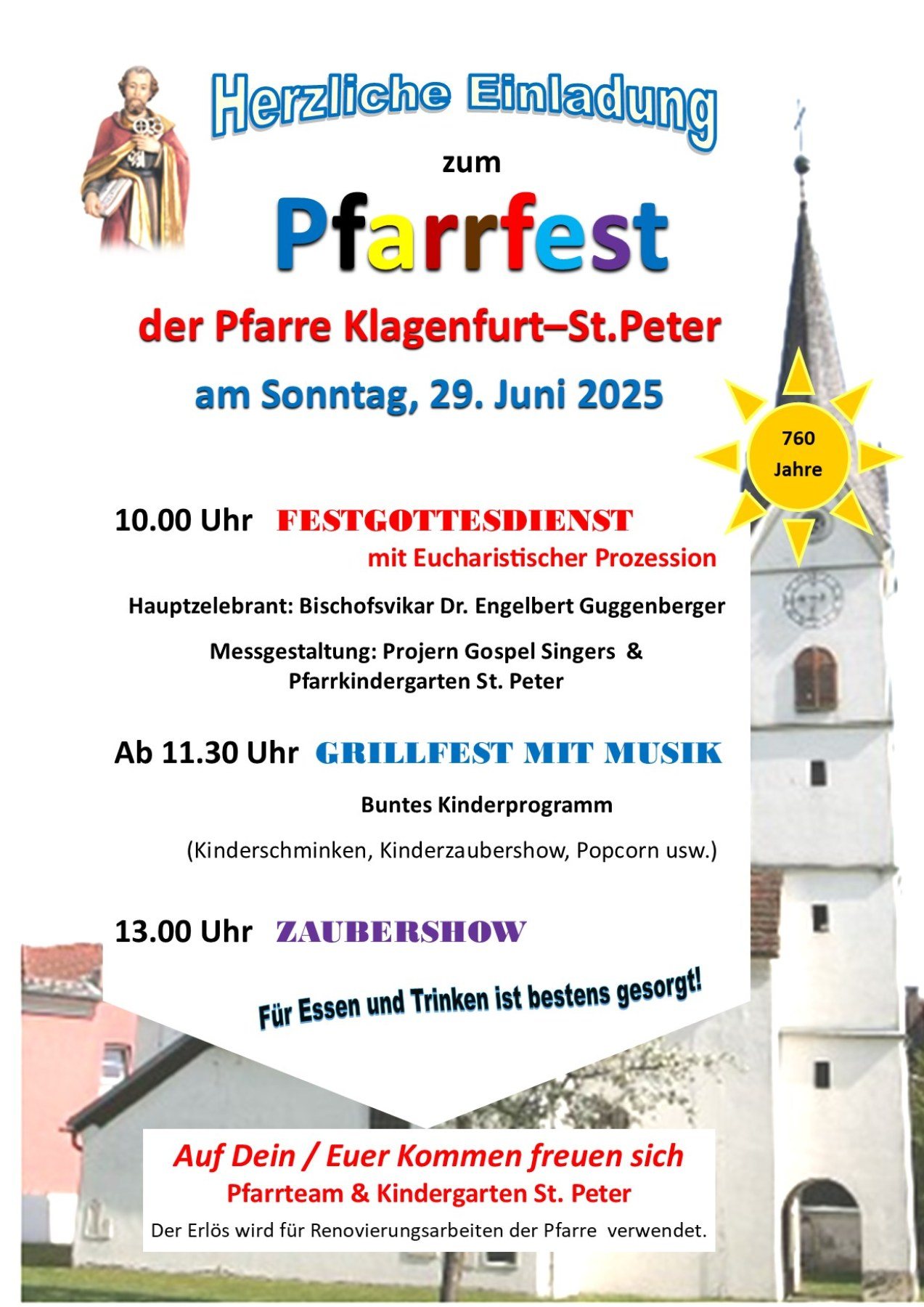 29. Juni 2025: Pfarrfest in St. Peter