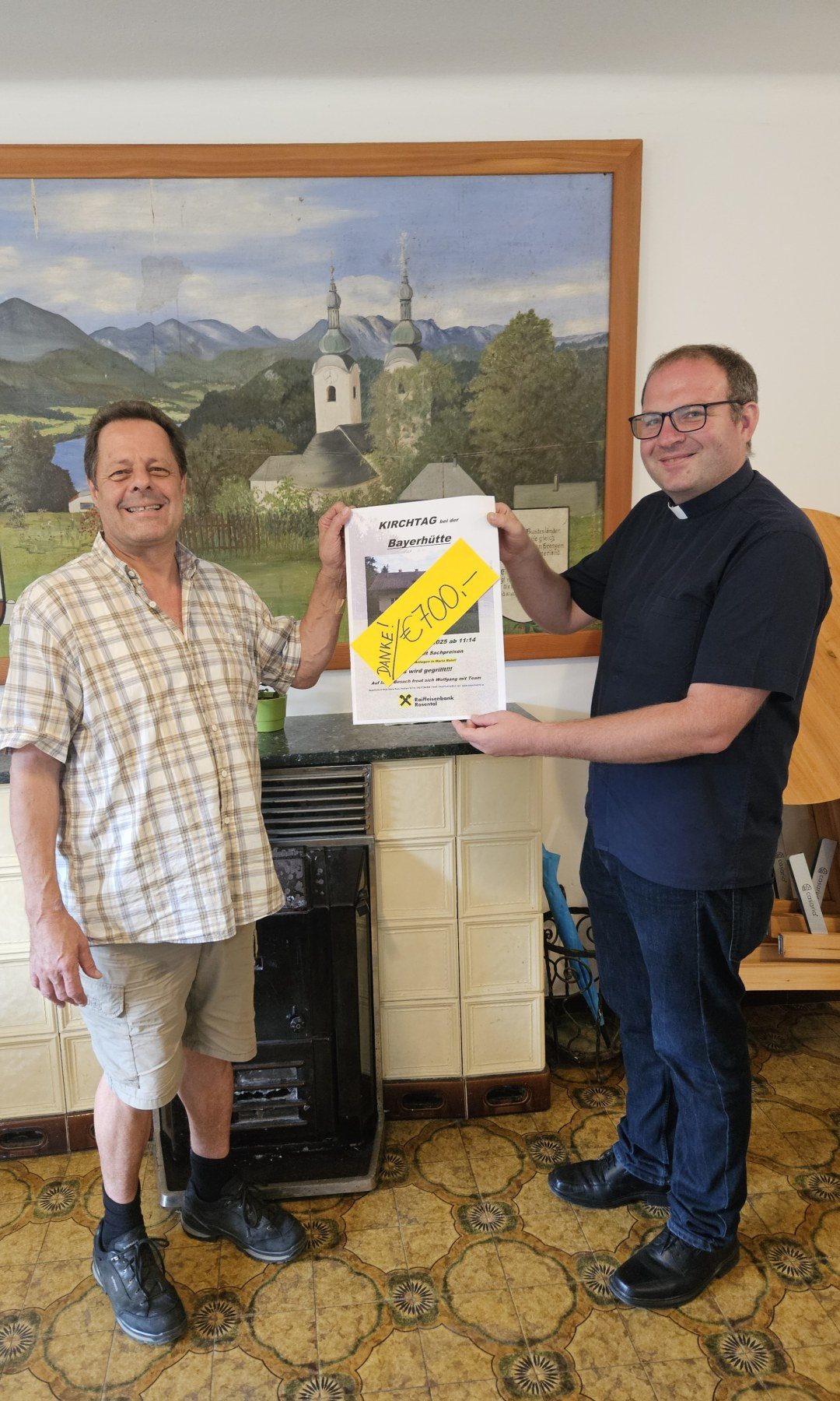 Kirchtag - Spende für Sozialanliegen im Ort