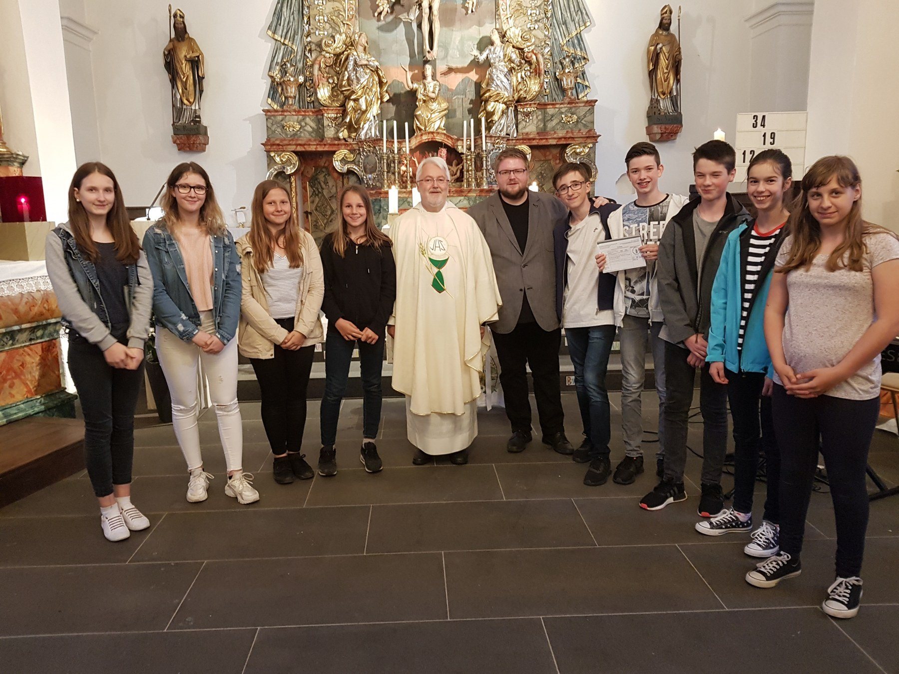 Die Firmlinge von St. Ruprecht