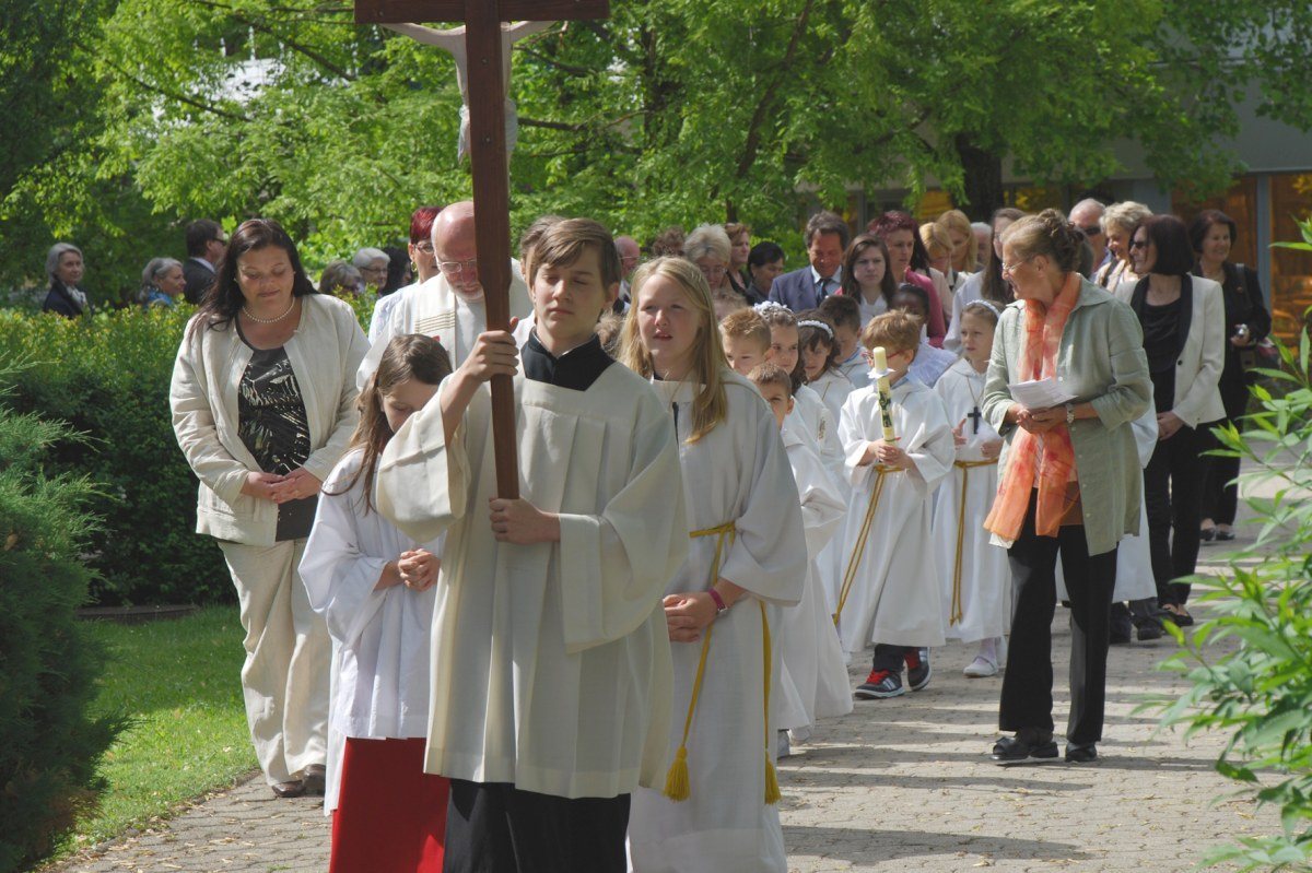 Erstkommunion in der Pfarre Klagenfurt St. Modestus