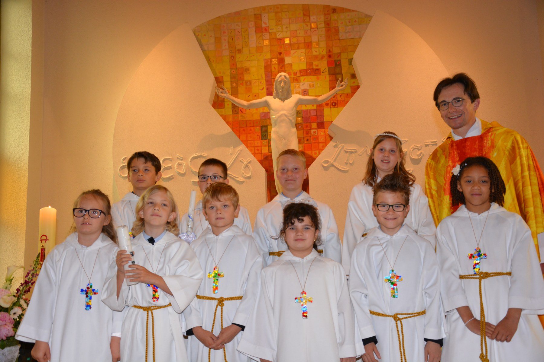 Erstkommunion in St. Modestus am 30. Mai 2019