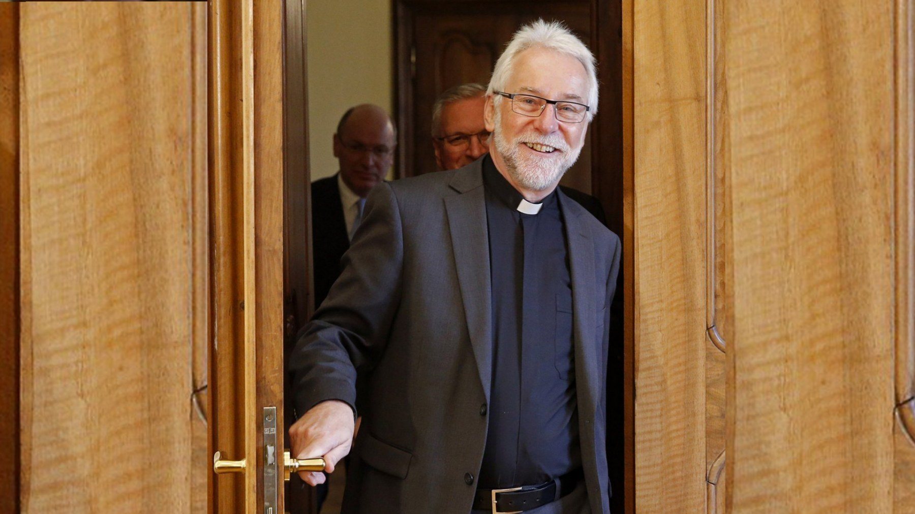 Erste Pressekonferenz mit designiertem Bischof Marketz und Apostolischem Administrator Bischof ...