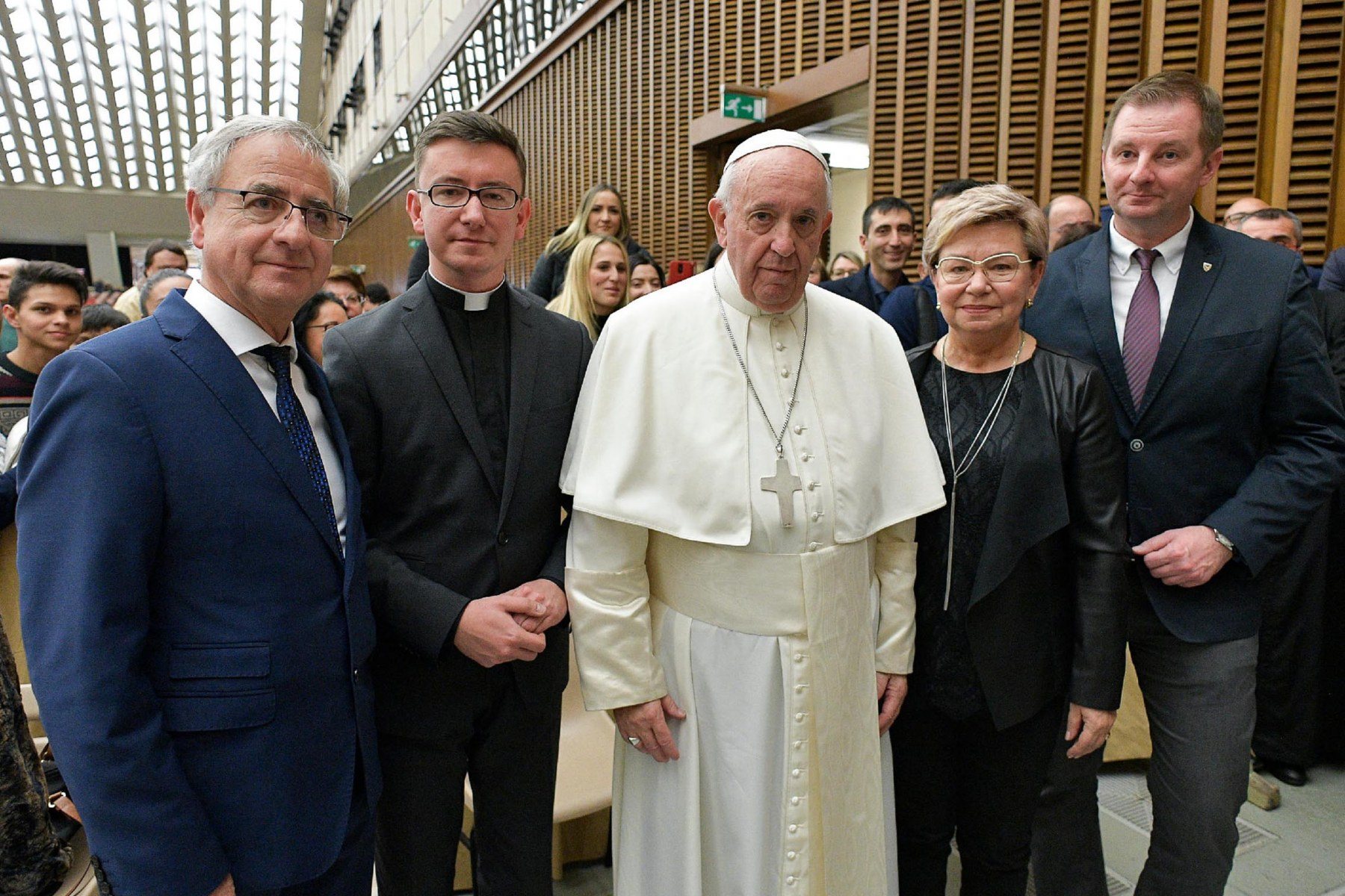 Audienz bei Papst Franziskus