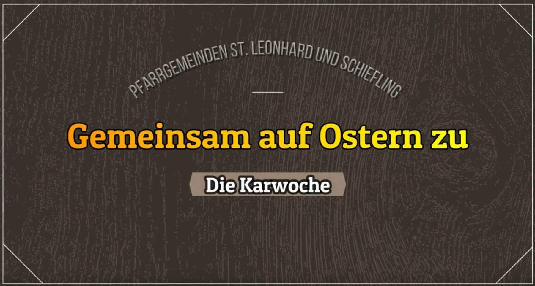 Gemeinsam auf Ostern zu