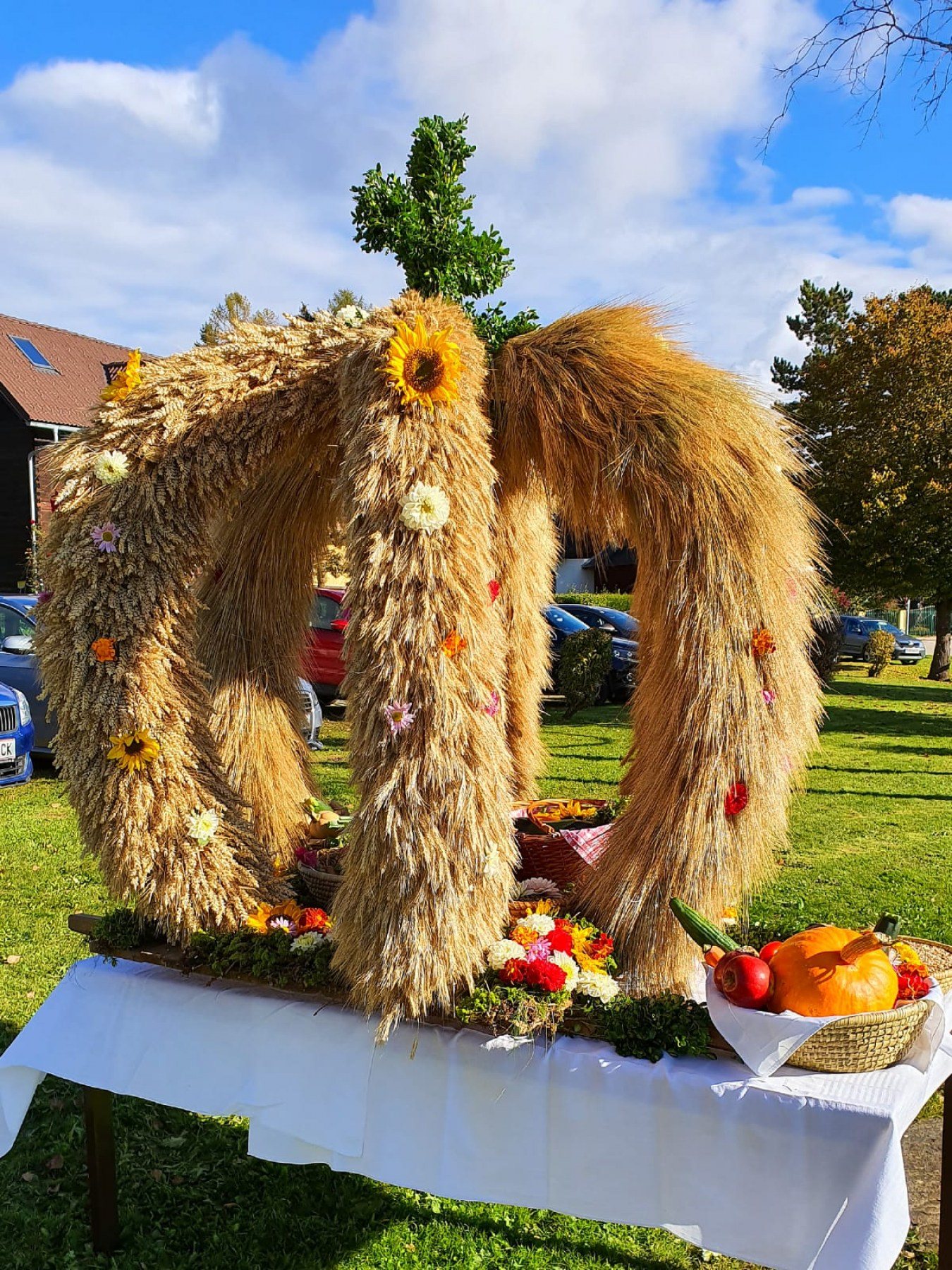 Erntedankfest am Dorfplatz