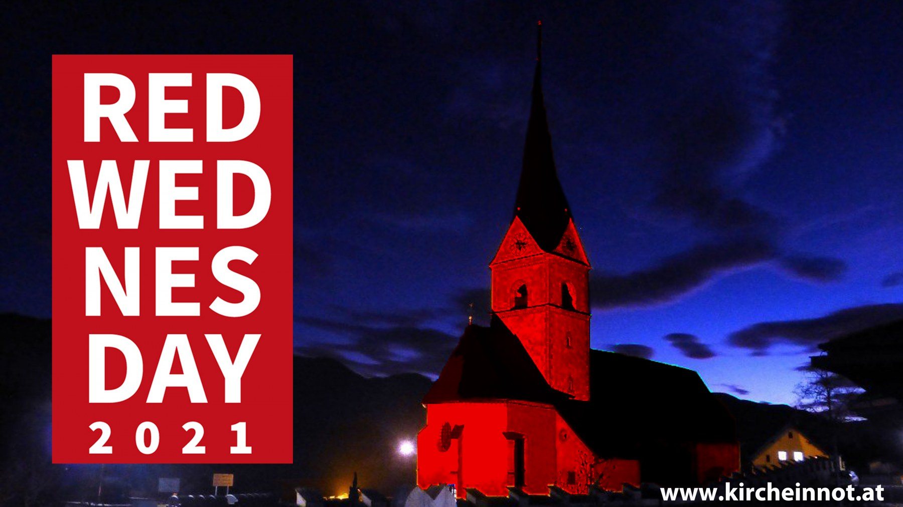 Red Wednesday 2021 - Kirche in Not - Cerkev v stiski