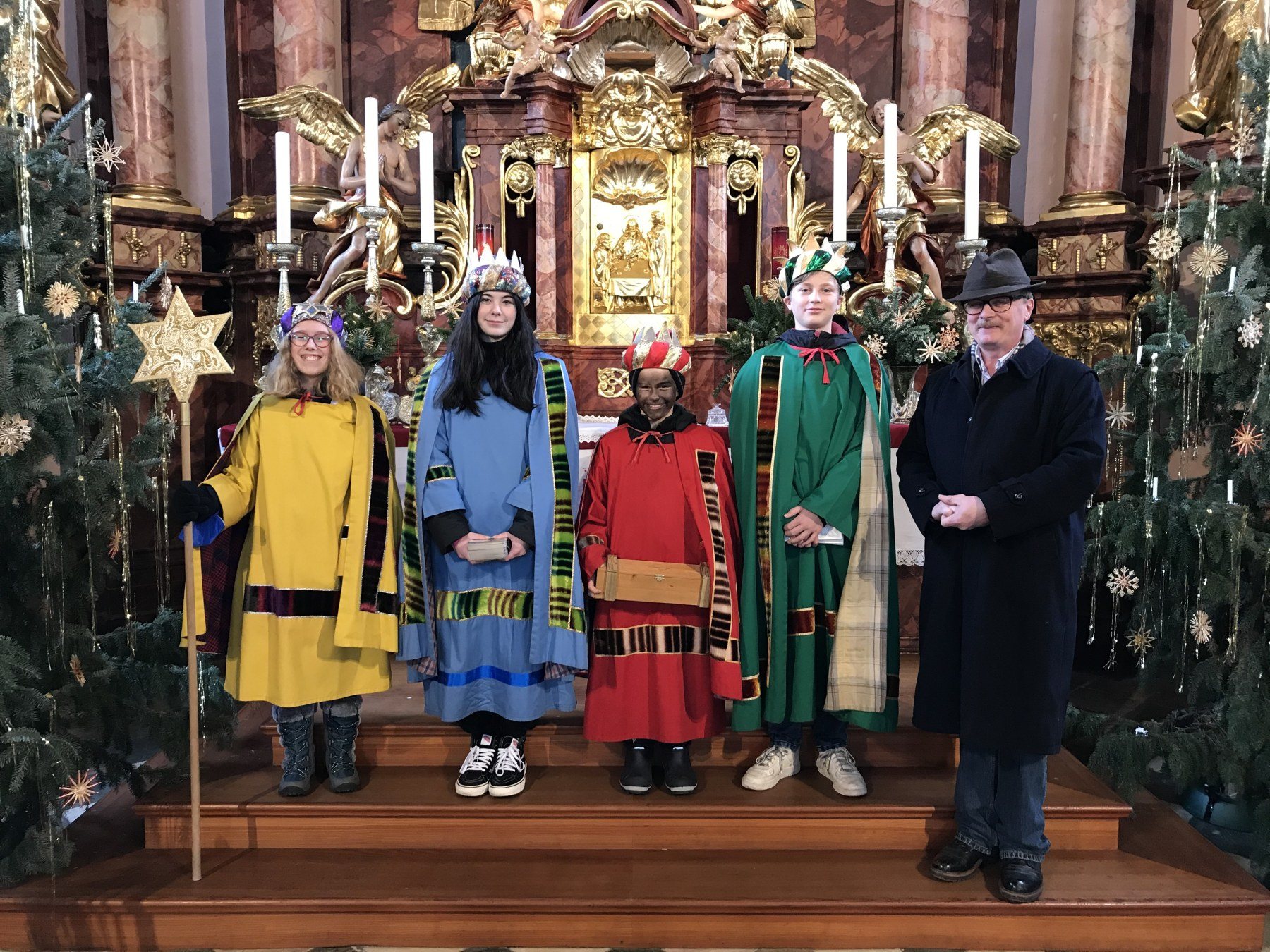 Die Sternsinger gingen durch unsere Pfarre…