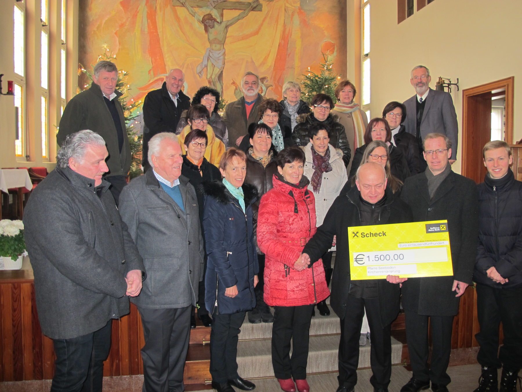 Spende vom Benefizkonzert