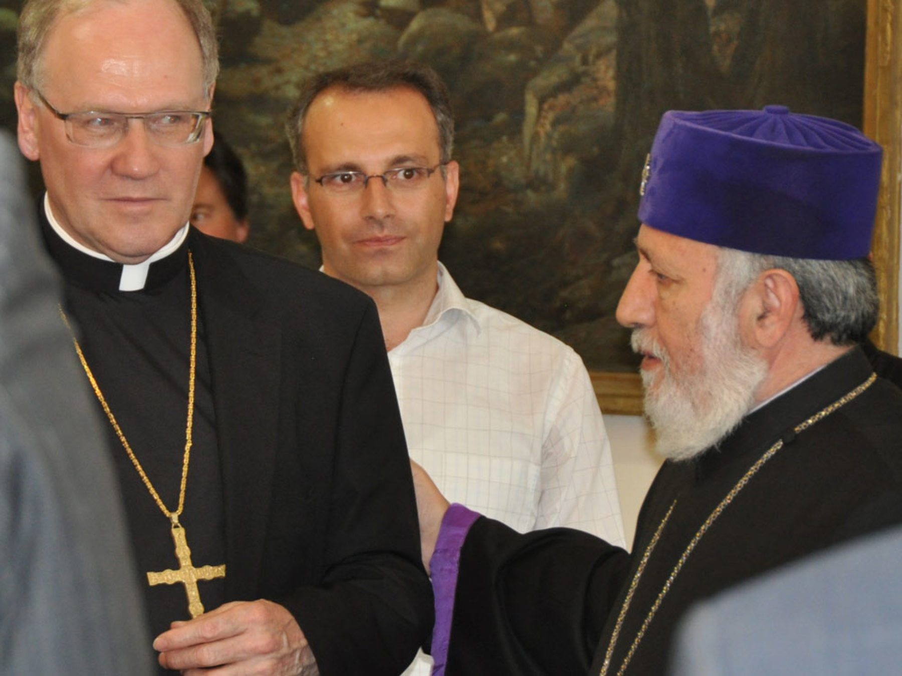 Bischof Schwarz zu Gast bei Katholikos Karekin II.