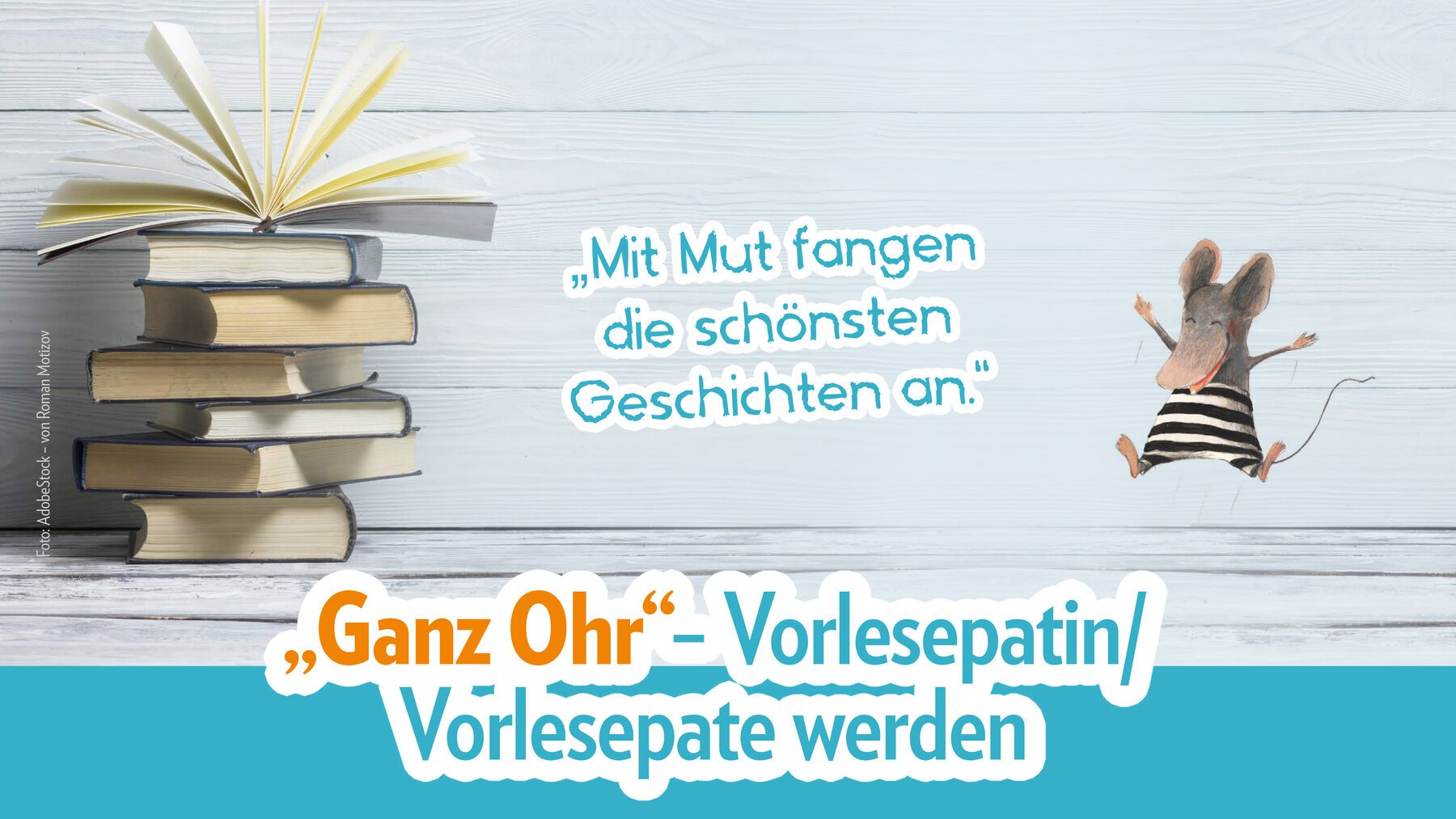 “GANZ OHR”-Vorlesepatin/Vorlesepate werden