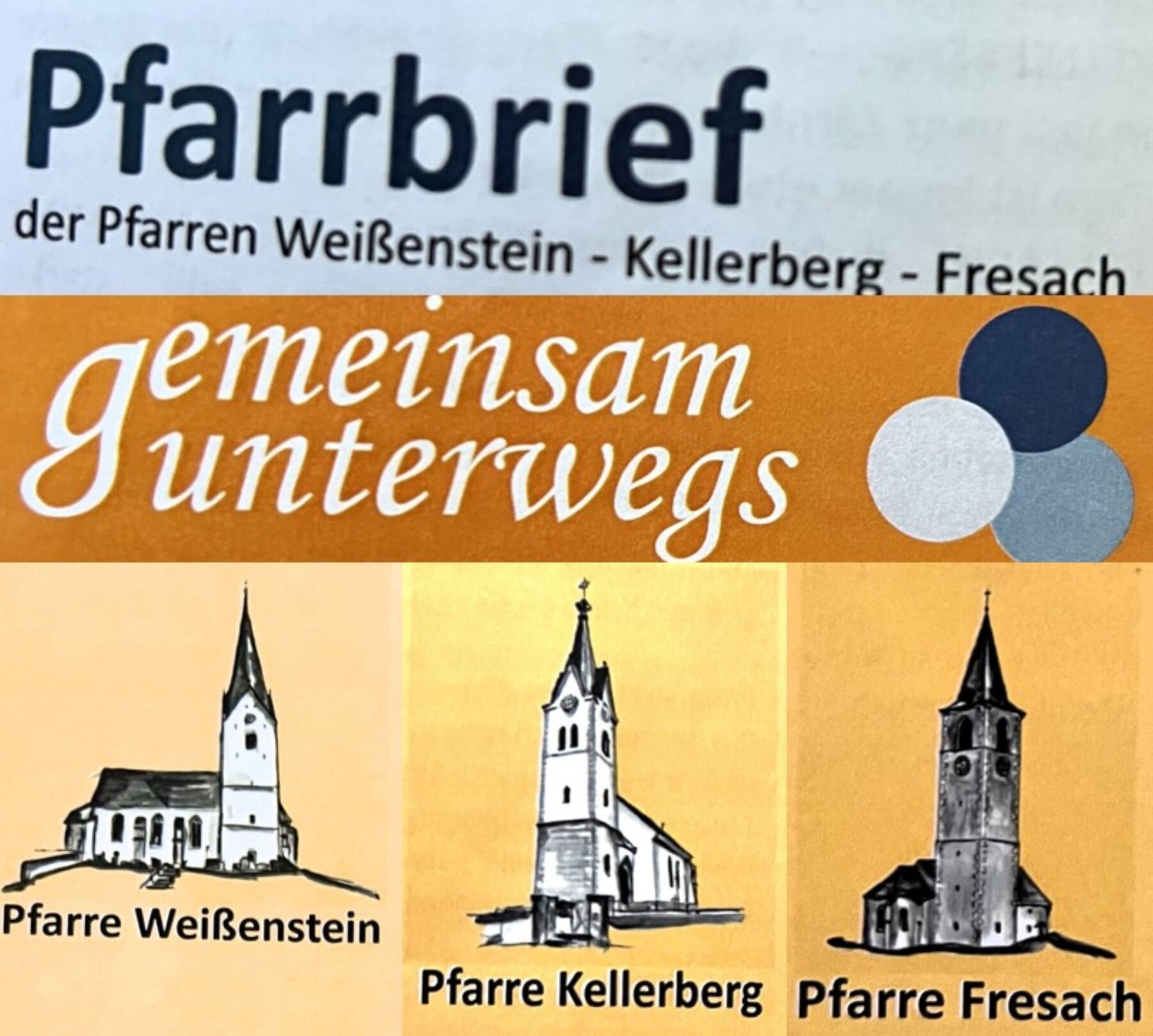 Pfarrbriefe und Gottesdienstordnungen