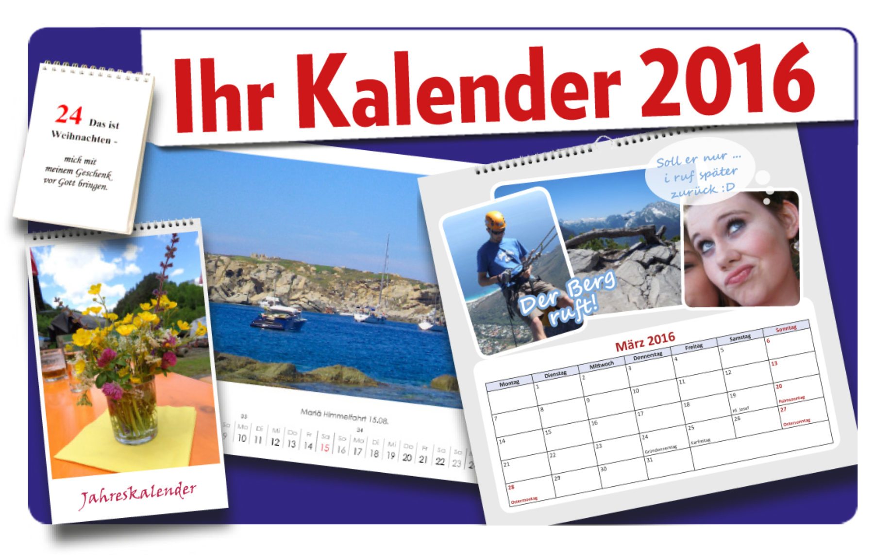 Ihr Kalender für 2016